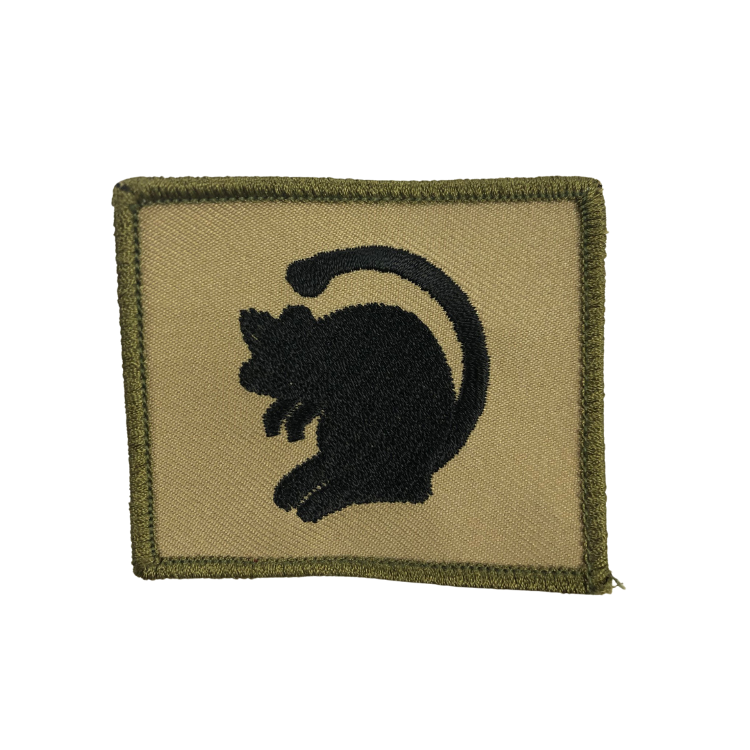 TRF - 4 Infantry Brigade - Black Rat on Sand - Olive Overlock - (LF ...