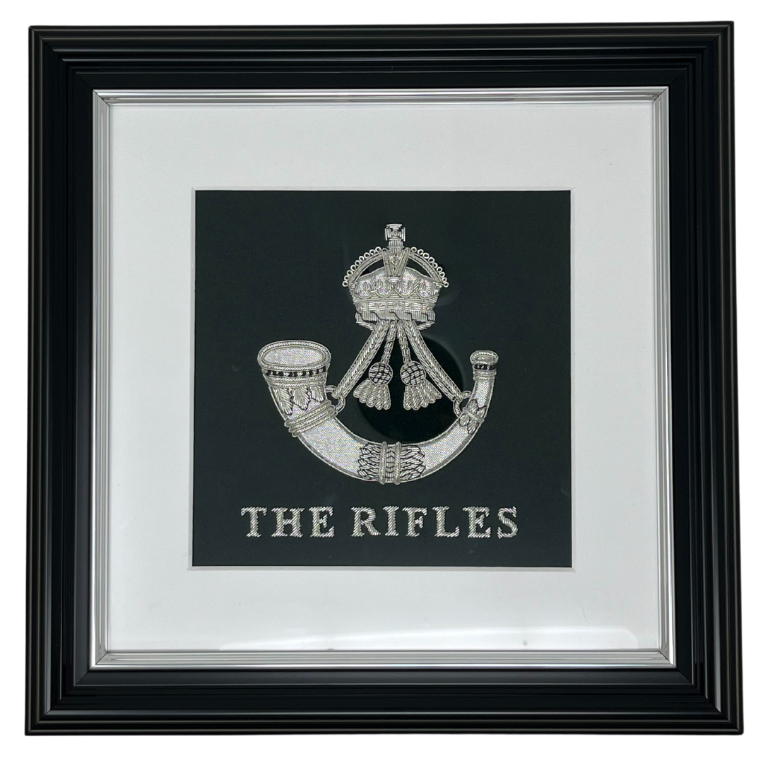 Rifles Framed cap badge - Tudor Crown – Rifles Direct
