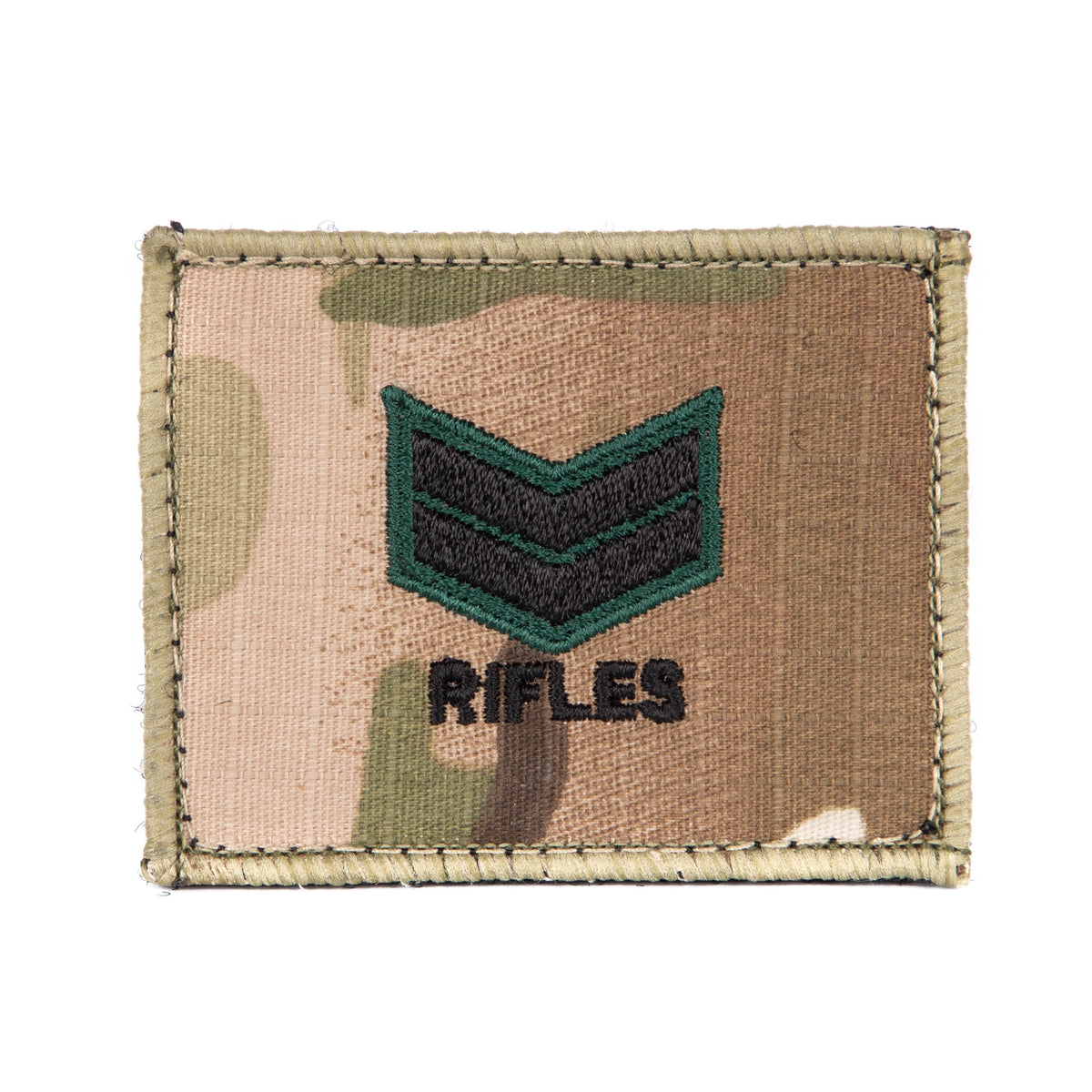 The Rifles Velcro Arm Badge - Multicam - 55mm x 60mm - Cpl – Rifles Direct