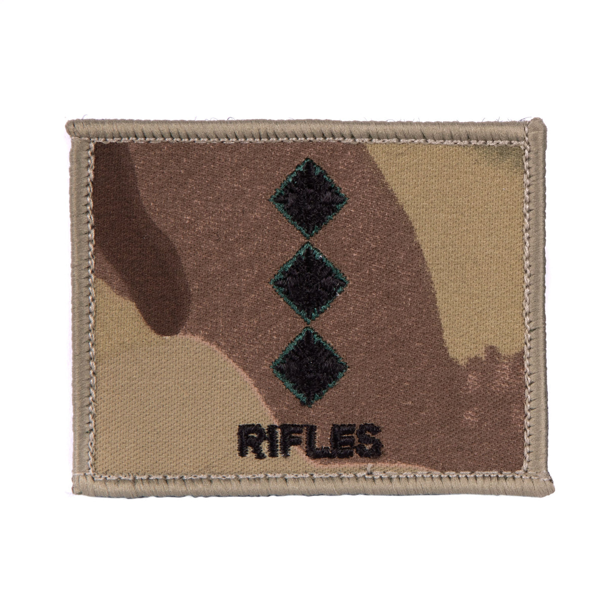 The Rifles Velcro Arm Badge - Multicam - 55mm x 60mm - Capt – Rifles Direct