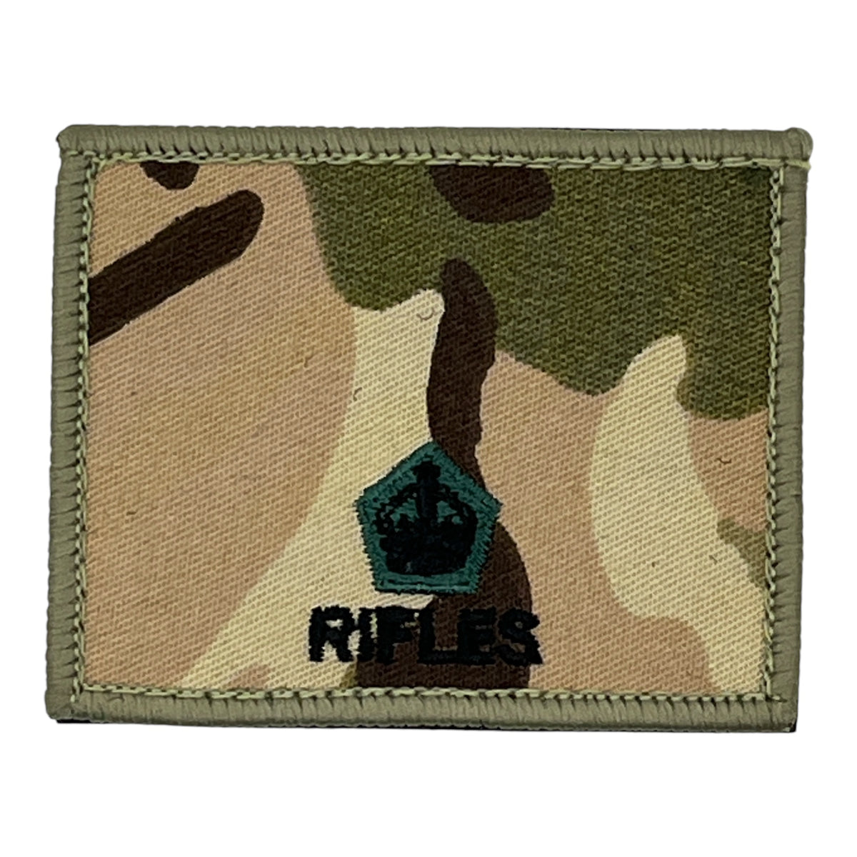 The Rifles Velcro Arm Badge - Multicam - 55mm x 60mm - Major - Tudor C ...