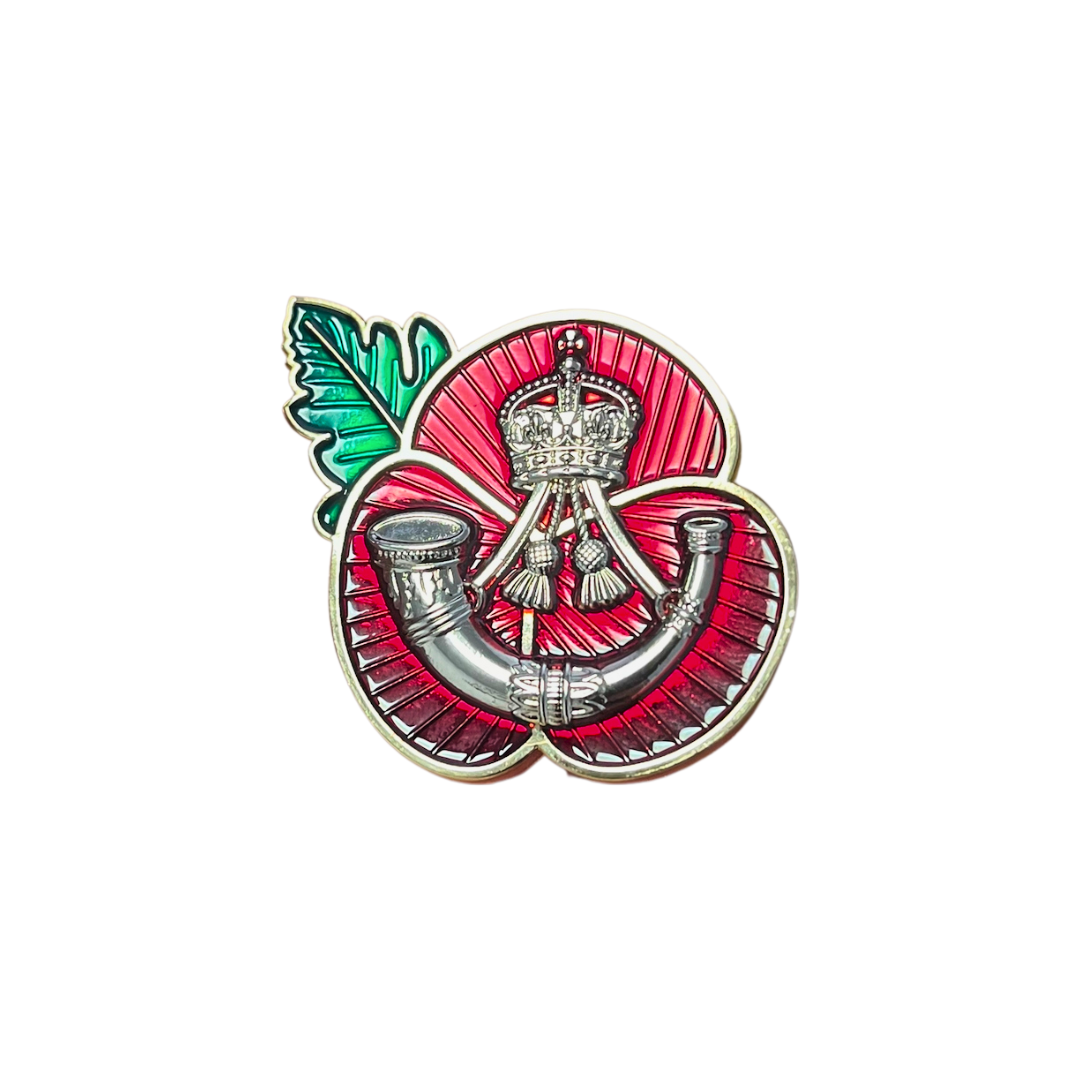 Rifles Poppy Badge - Tudor Crown – Rifles Direct