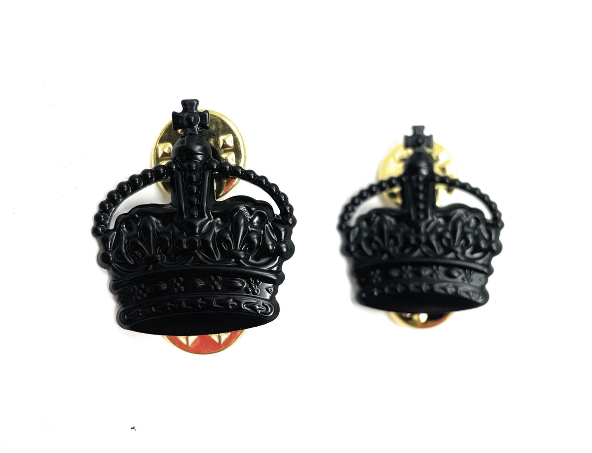 Metal Crown 5/8" - Black - Spike & Clutch Fitting - Tudor Crown ...